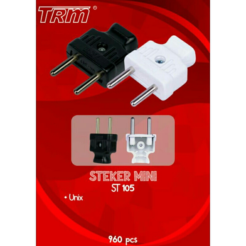 Jual Steker gepeng mini TRM Steker mini Colokan listrik | Shopee Indonesia