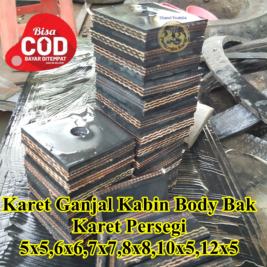 Jual Karet persegi ukuran 5x5 cm,6x6,cm,8x8 cm,7x7 cm, 10 x5 cm,12x5 cm ...