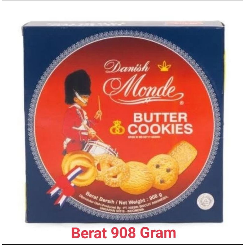 Jual Monde Danish Butter Cookies 908 gram. | Shopee Indonesia