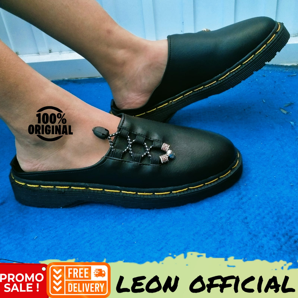 Jual Leon Fukushi Sepatu Sandal bustong docmart skull pria dewasa ...