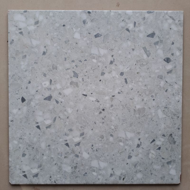 Jual Keramik Lantai Motif Teraso Mulia 40x40 dCERES GREY | Shopee Indonesia