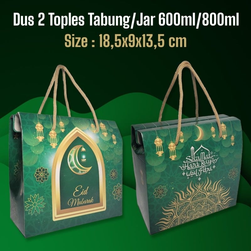 Jual Dus Gift Box Hampers Kardus Kue Kering Lebaran Idul Fitri Muat 2 ...
