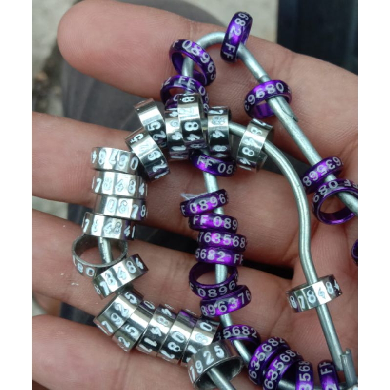 Jual 25 bji RING PENDAMPING RING BURUNG MERPATI DONAT SLIM CINCIN ...