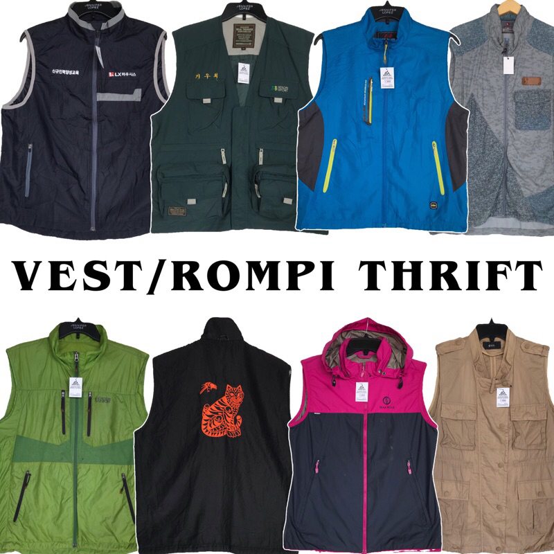 Jual Vest Rompi Casual Outdoor Running Tactical Second Original - Rompi ...