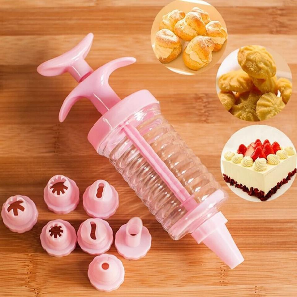 Jual Alat Penghias Kue 8in1 Cake Decoration Penghias Tart Cookies Spuit ...