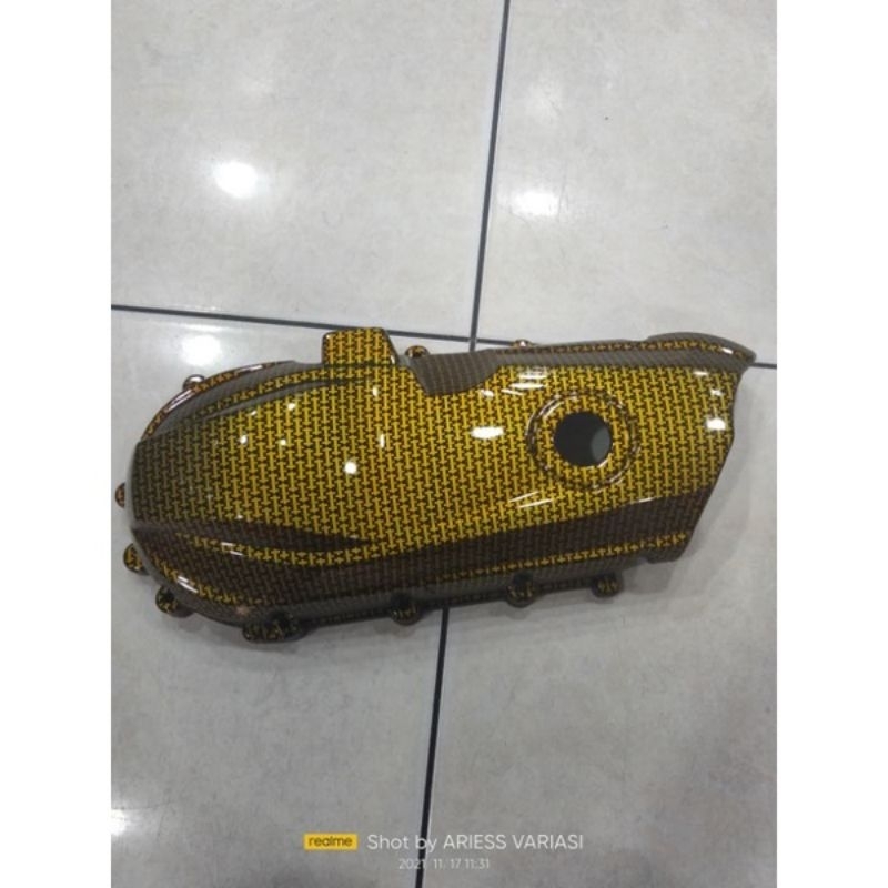 Jual COVER CVT CARBON GOLD THAILAND HONDA BEAT FI BEAT KARBU | Shopee ...