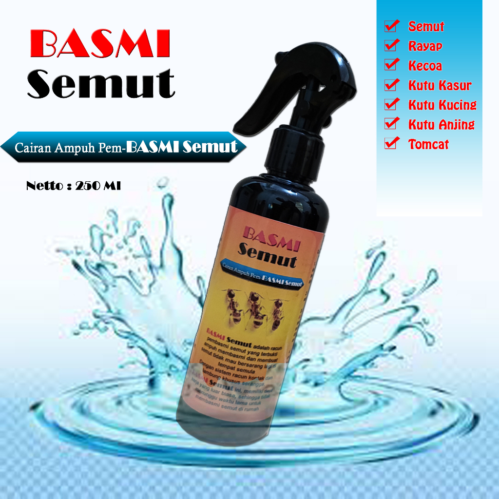 Jual Basmi Semut Cairan Ampuh Pembasmi serangga kutu rayap 250 ml ...