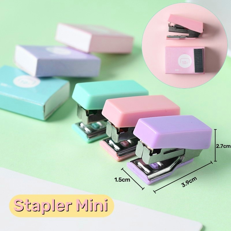 Jual Stapler sekolah #10 Mini stapler set Staples kecil perlengkapan ...