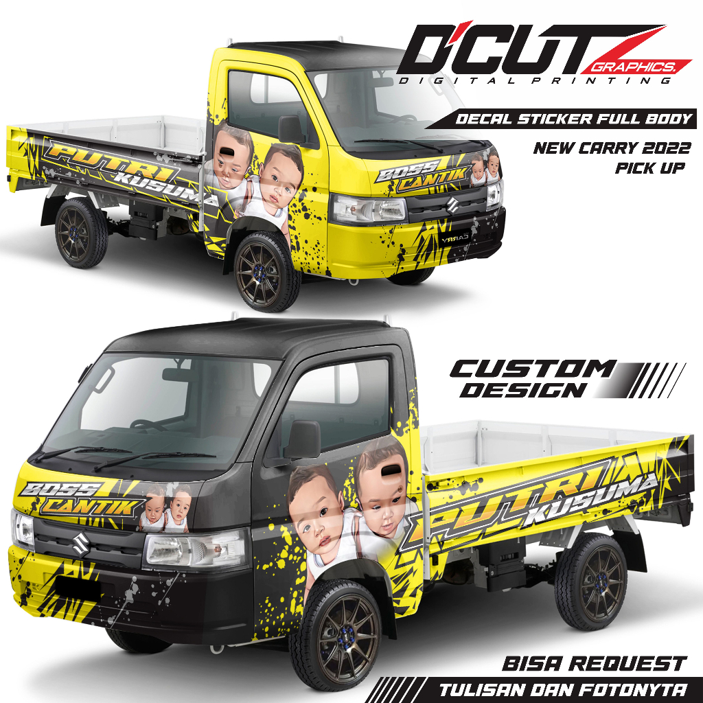 Jual Decal Sticker Suzuki New CARRY Pick Up ( BEBAS REQUEST ) | Shopee ...
