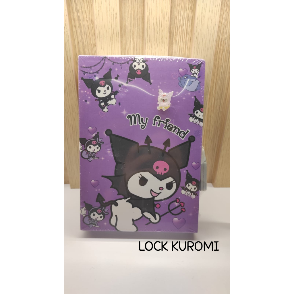 Jual BUKU DIARY LOCK SANRIO CINAMMOROL DIARY KUNCI SANRIO KUROMI ...