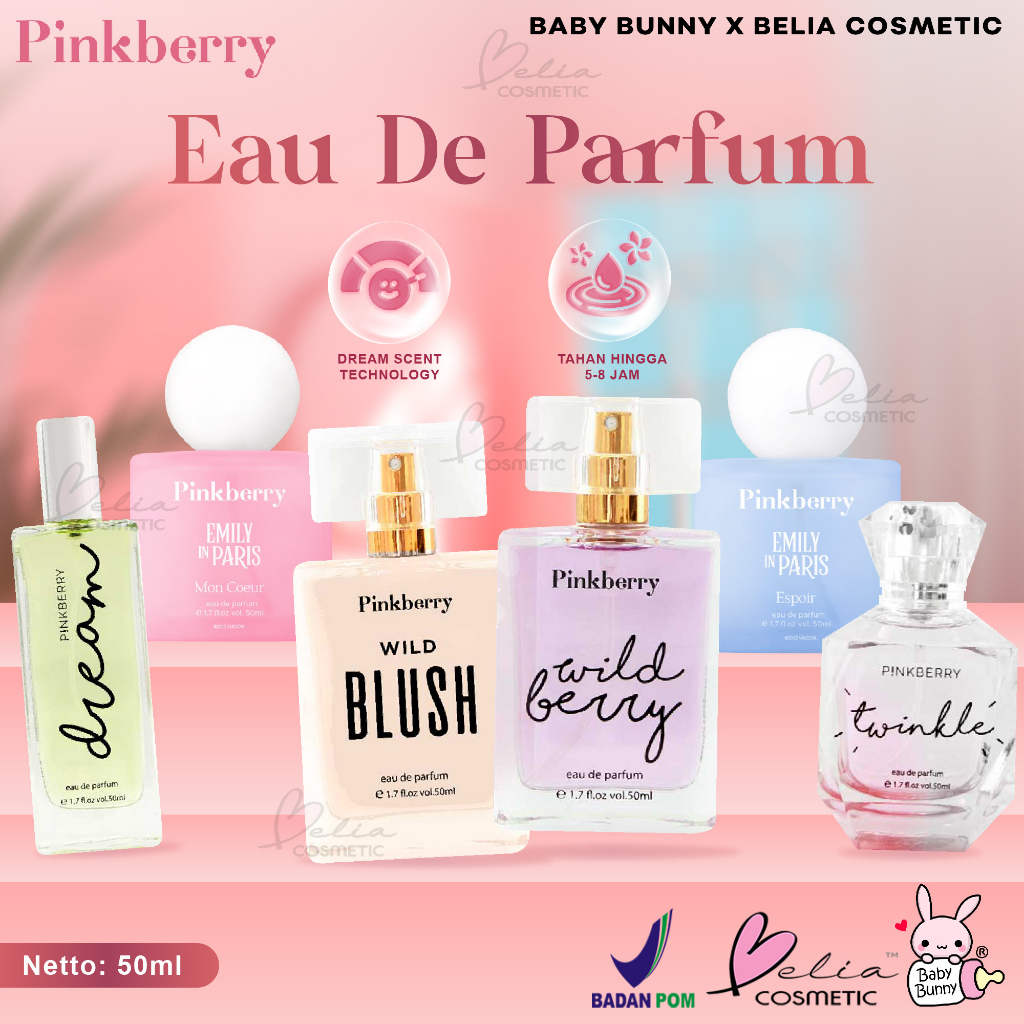 Jual BELIA PINKBERRY Eau de Parfum Wild Berry | Wild Blush | Twinkle ...