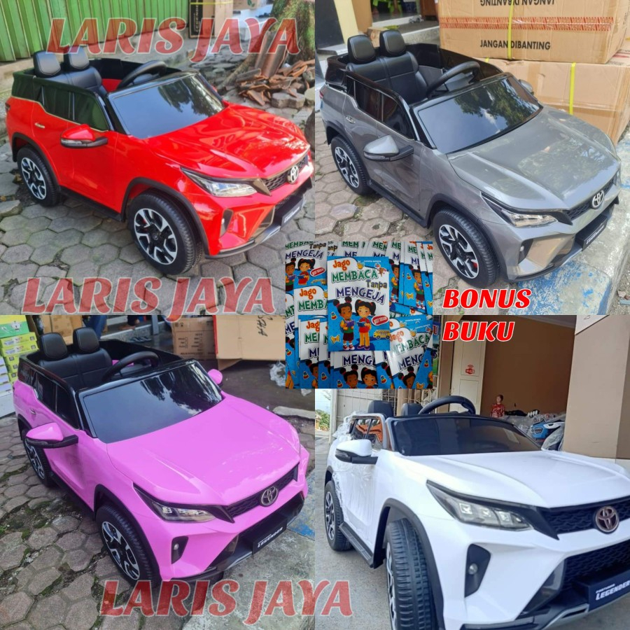 Jual mainan Mobil aki anak toyota fortuner legender pmb m7588 PMB M ...