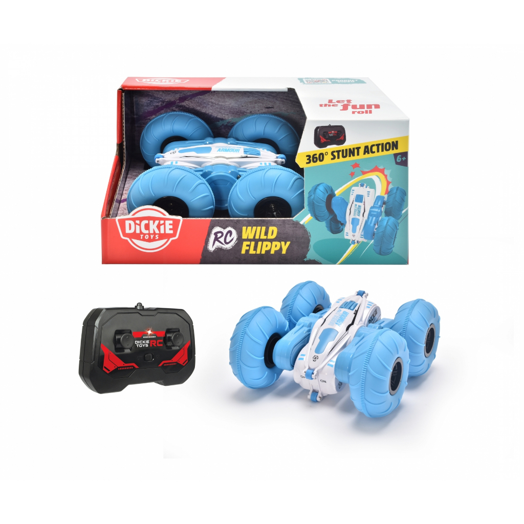 Jual Dickie Toys RC Tumbling Wild Flippy RTR Rotating Remote Control ...