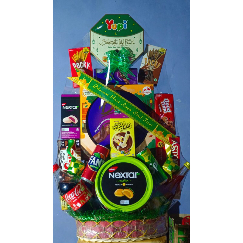 Jual PARSEL LEBARAN IDUL FITRI/HAMPERS LEBARAN/PARSEL SNACK/PARCEL ...
