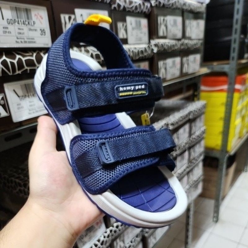 Jual SEPATU SANDAL ANAK HOMY PED BUSAN BIRU TUA 2 | Shopee Indonesia