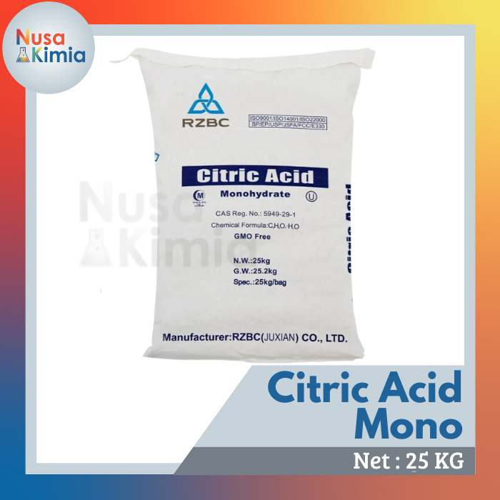Jual Citric Acid Monohydrate / Asam Sitrat / Asam Sitrun 25 Kg | Shopee ...