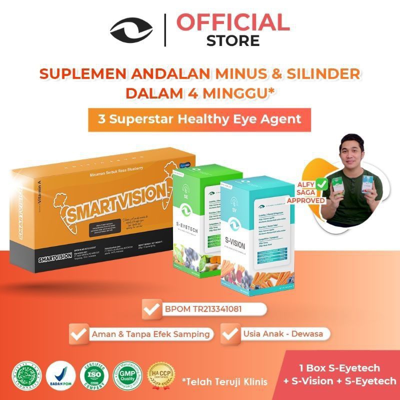 Jual Smart Vision - Suplemen Kesehatan Mata Terbaik Paket Platinum ( Free Kacamata Terapi ...