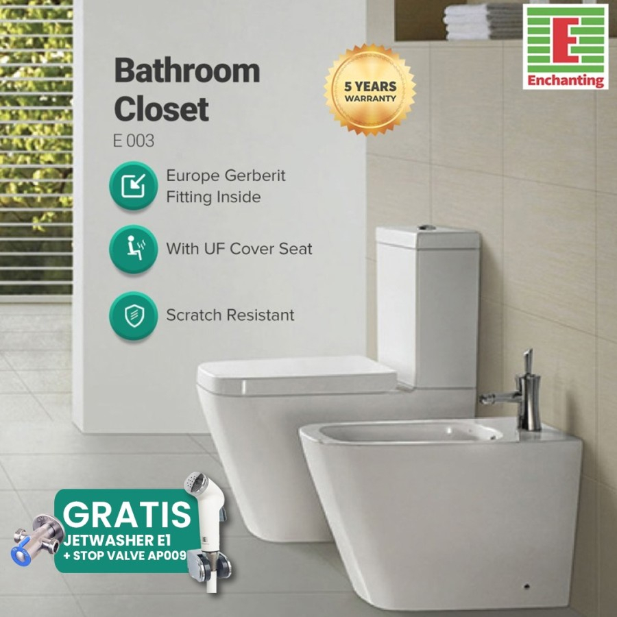 Jual Toilet / Kloset Duduk Europe Enchanting E003 (Kurir Toko Khusus Area Tertentu) | Shopee ...