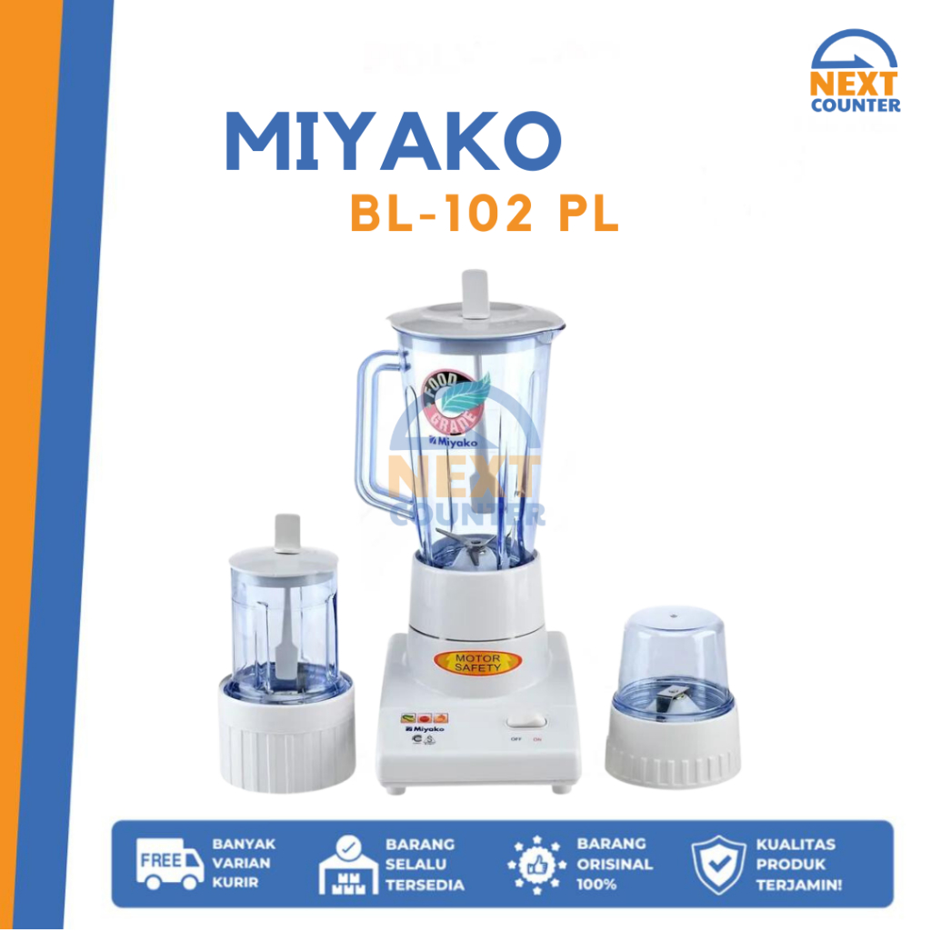Jual MIYAKO BLENDER BL-102 PL 3 IN 1 PELUMAT | Shopee Indonesia