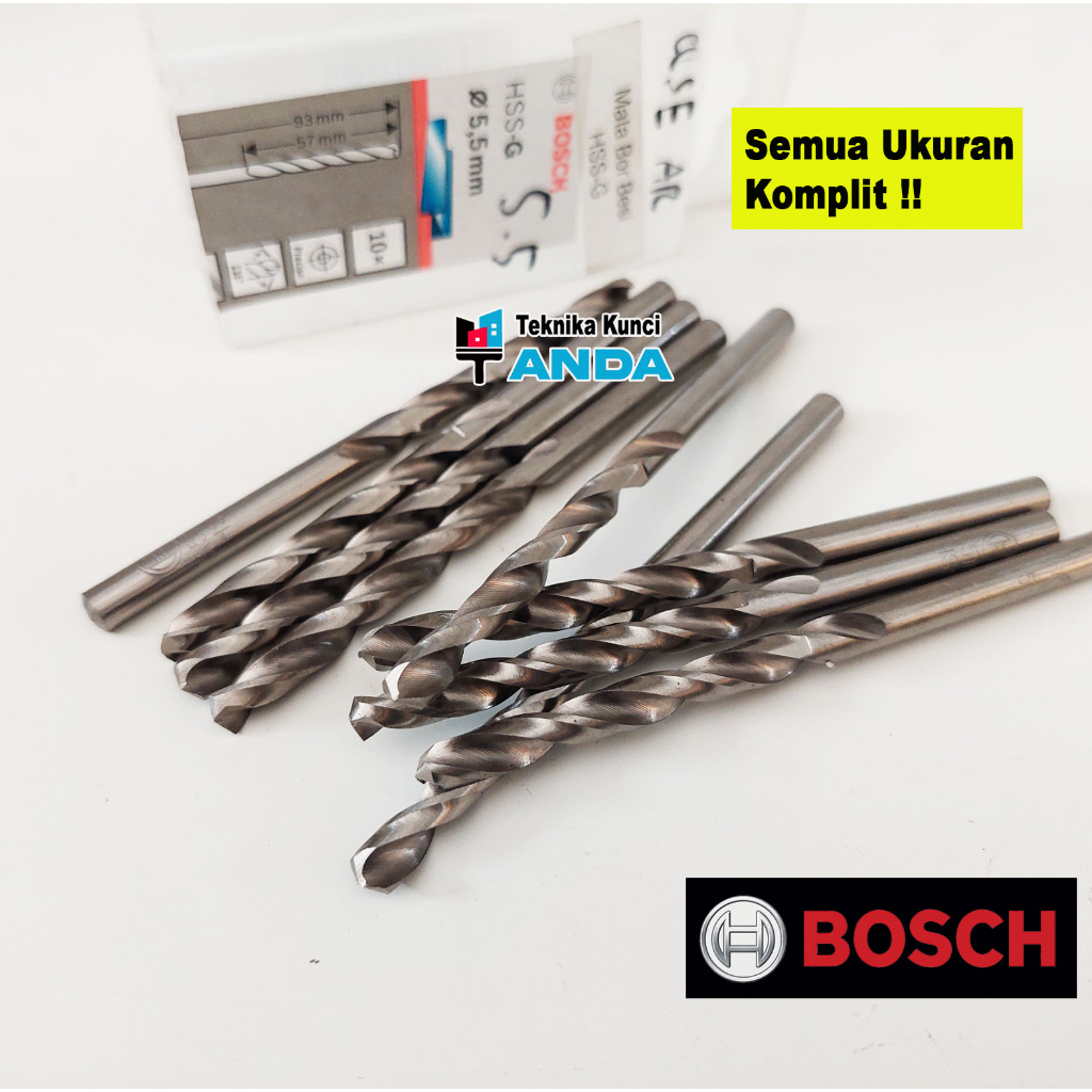 Jual Mata Bor BOSCH HSSG - Mata Bor HSS - Mata Bor Kuat - Mata Bor Besi - Bor kayu - Bor besi ...