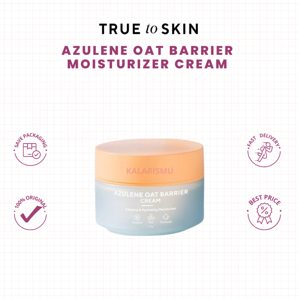 Jual True to Skin Azulene Oat Barrier Moisturizer Cream 30gr | Shopee ...