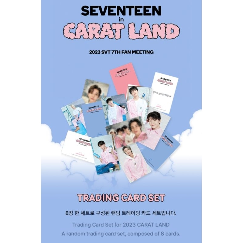 Jual [READY STOCK] SEVENTEEN SVT 2023 CARAT LAND OFFICIAL TRADING CARD ...