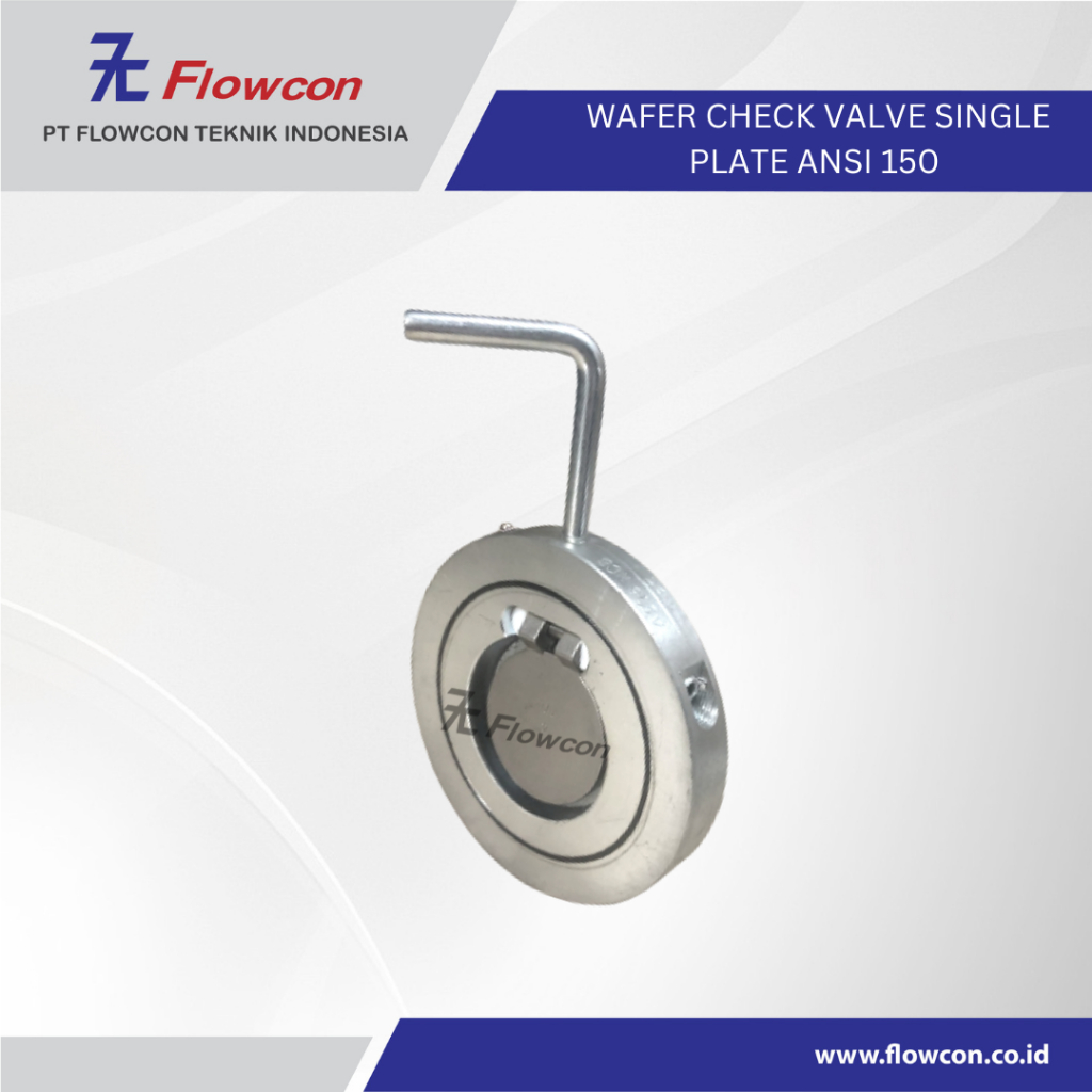 Jual WAFER CHECK VALVE SINGLE PLATE ANSI 150 SIZE 2-1/2" FLOWCON ...