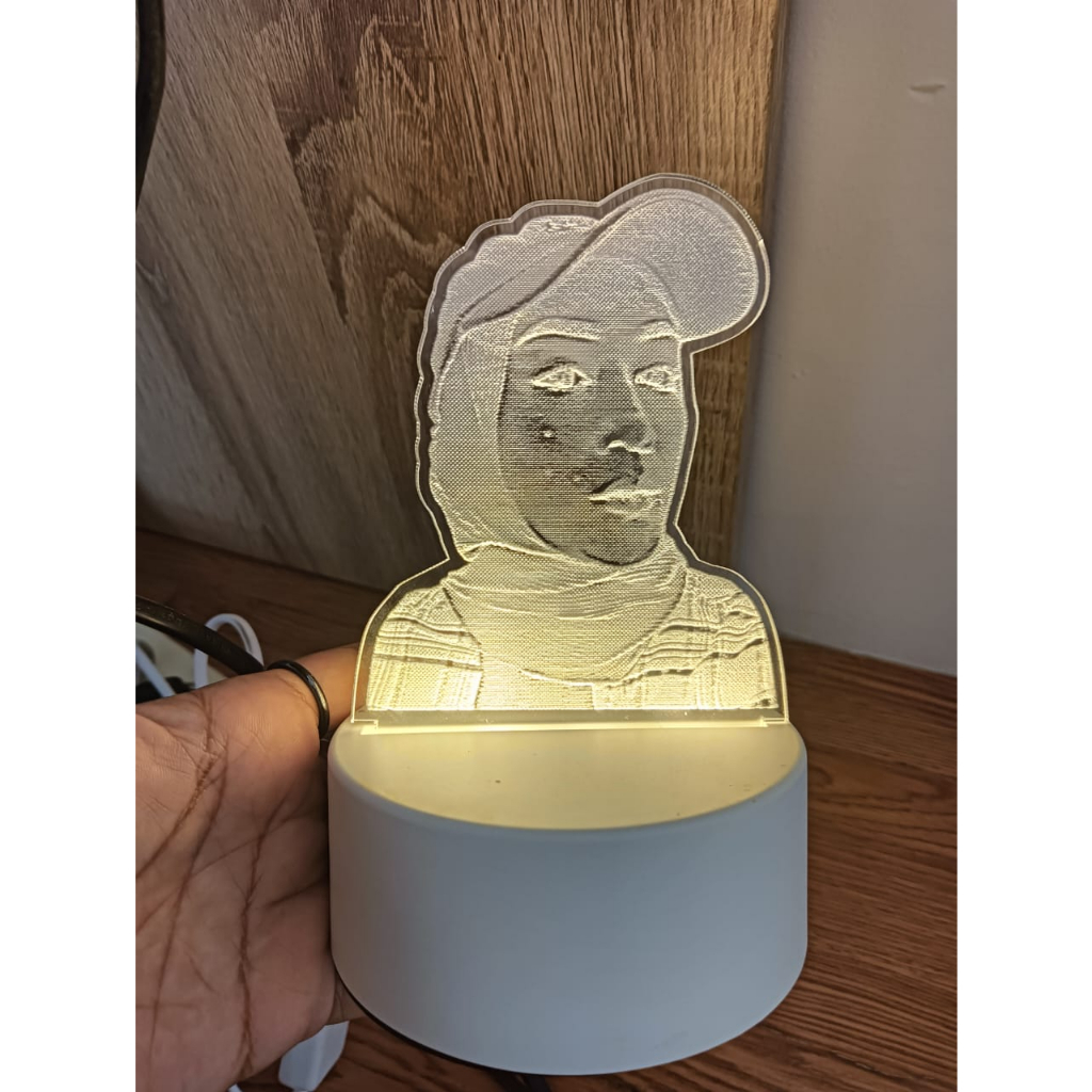 Jual Gift Akrilik Lampu LED Sketsa foto | Shopee Indonesia