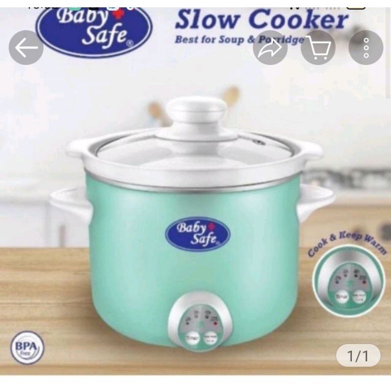 Jual Babysafe Digital Slow Cooker LB07M 1.2 Liter | Shopee Indonesia