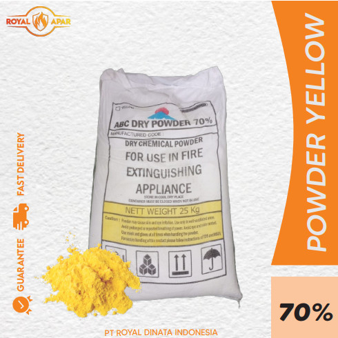 Jual ABC Powder Kuning 70% ( 1sak=25 Kg) bubuk Apar | Shopee Indonesia