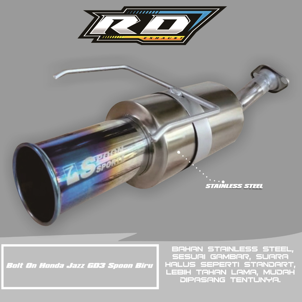 Jual Bolt On Honda Jazz GD3 Spoon Biru | Shopee Indonesia