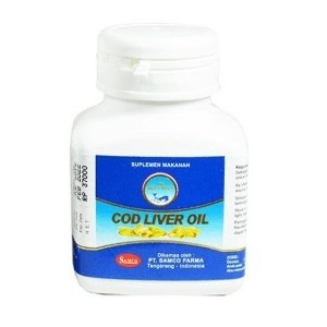 Jual Multivitamin Dewasa COD Liver Oil cap Ikan Paus isi 100s (minyak ...