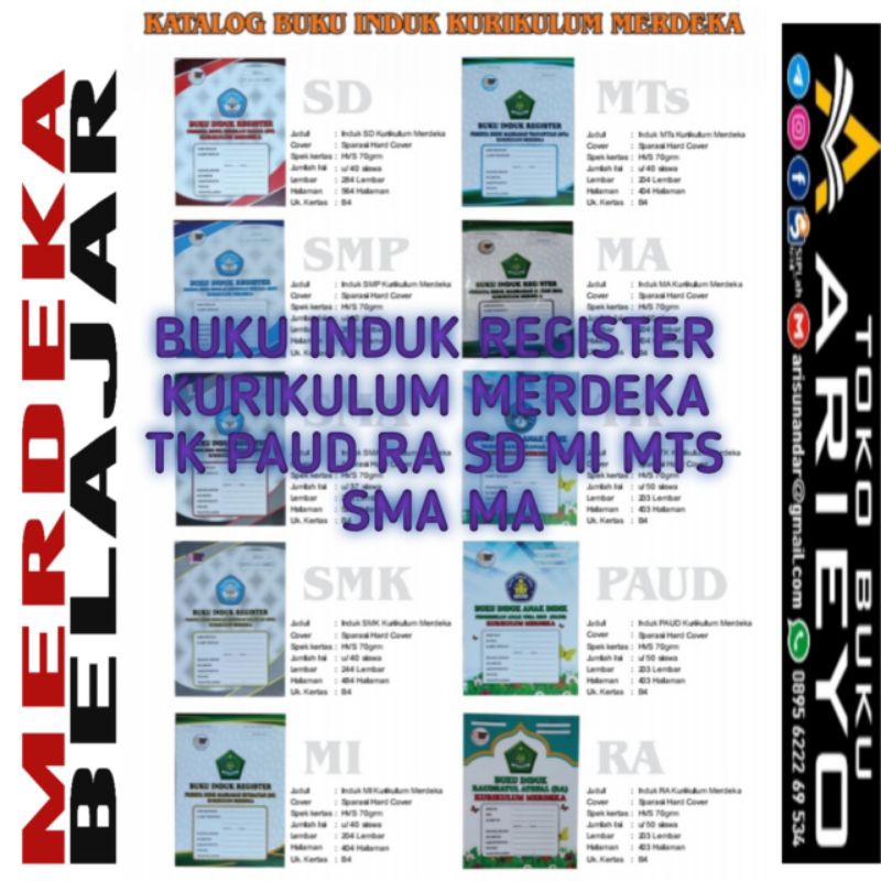 Jual Original Buku Induk Kurikulum Merdeka ~ Tingkat TK PAUD SD SMP SMA MA | Shopee Indonesia