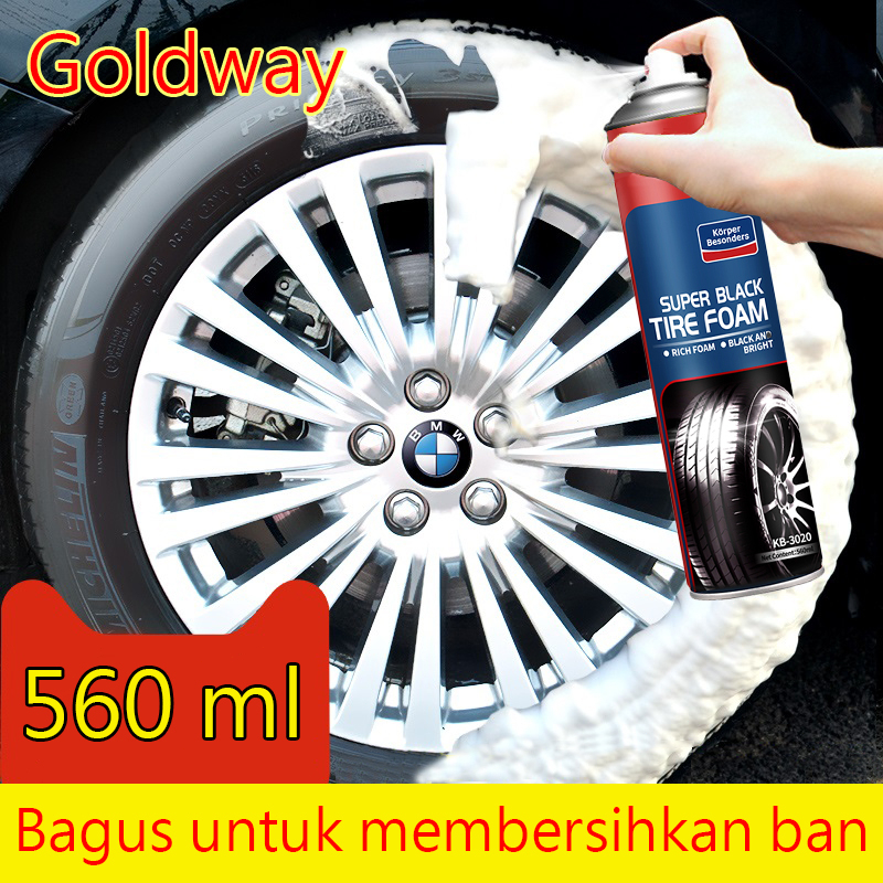 Jual GLODWAY Super Black Tire Foam Cleaning / Pembersih Ban Mobil dan ...