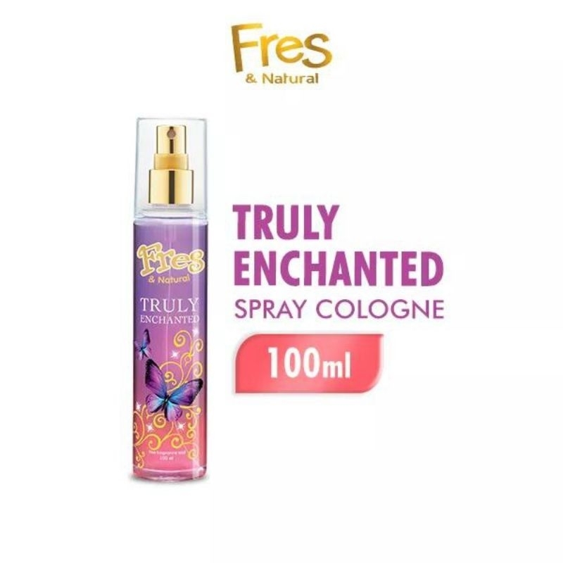 Jual Fres & Natural Truly Enchanted Spray Cologne 100ml | Shopee Indonesia