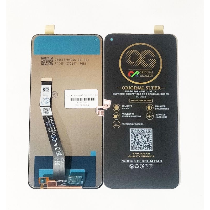 Jual Lcd Touchscreen Xiaomi Redmi Note 9/Redmi 10X 4G | Shopee Indonesia