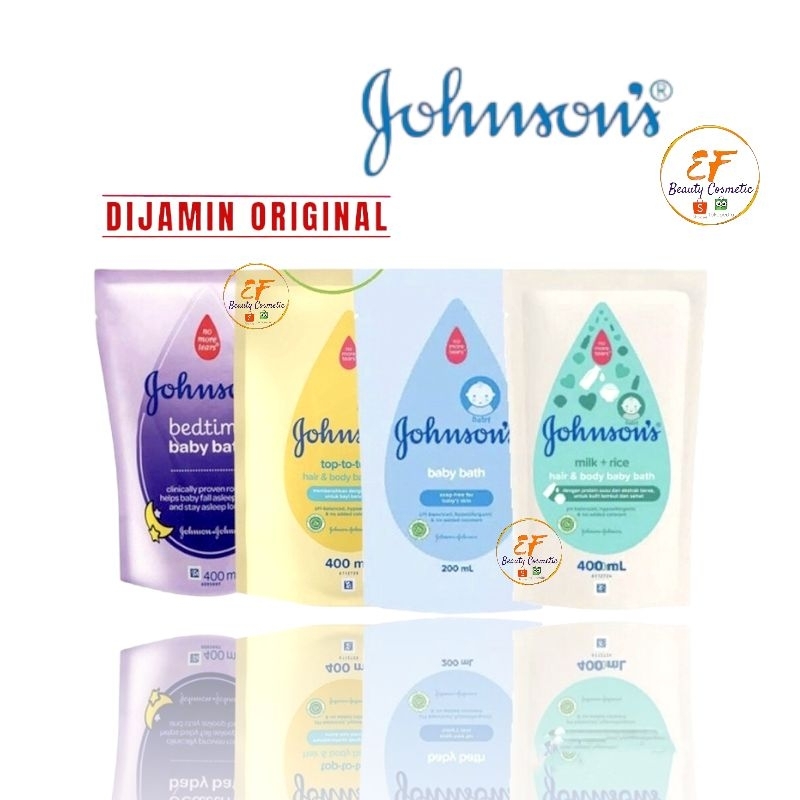 Jual JOHNSONS Baby Bath Series Refill 400 ml - Sabun Mandi Bayi Isi ...