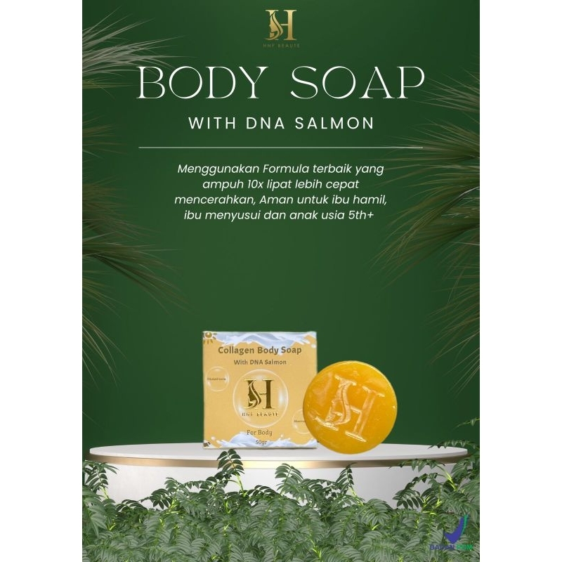 Jual DNA salmon body soap by HNF beatue(sabun pertama dengan DNA salmon) | Shopee Indonesia