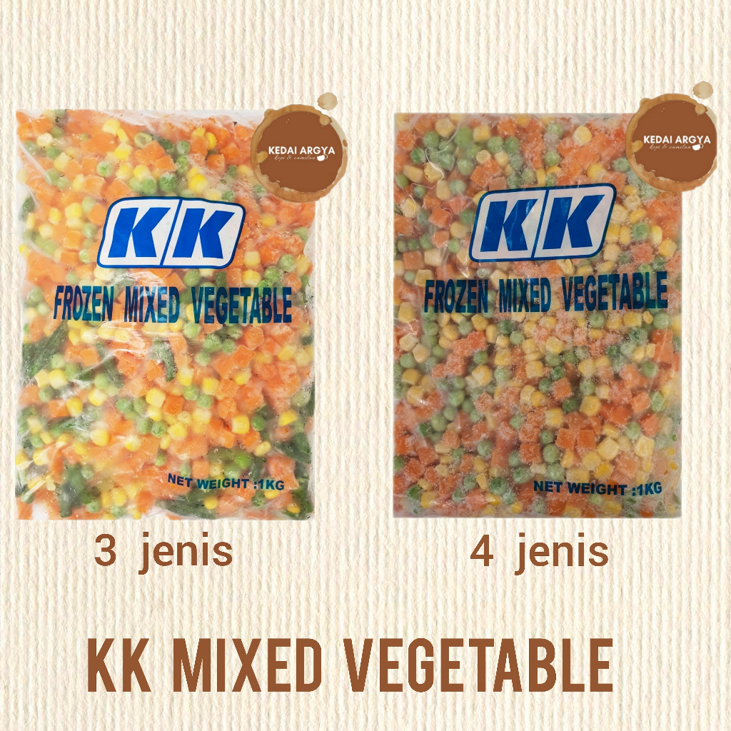 Jual KK Mix Vegetable 1 Kg Frozen Sayuran Beku 1 Kg | Shopee Indonesia