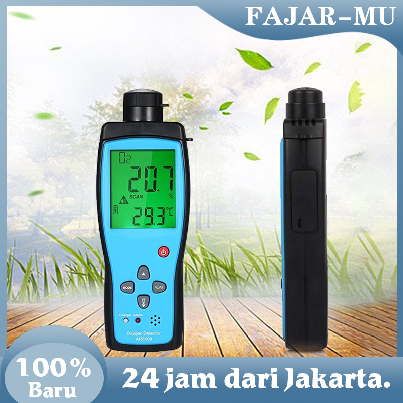 Jual Ar8100 Detektor Oxygen Tester Ar8100 Smart Sensor O2 Detector