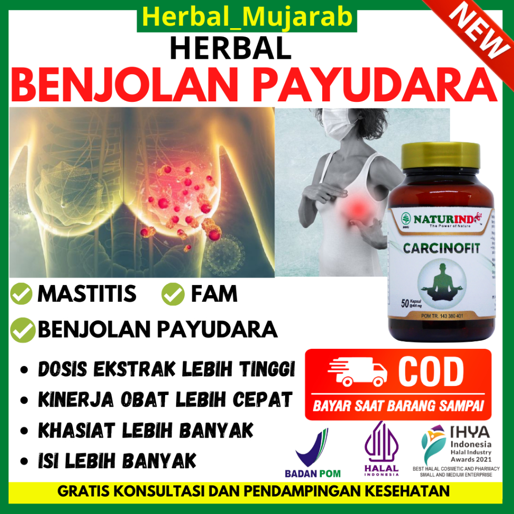 Jual Obat Benjolan Payudara Fam Sakit Mastitis Bengkak | Shopee Indonesia