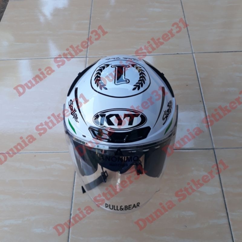 Jual STIKER HELM LEOPARD HALF FACE FULLSET | Shopee Indonesia