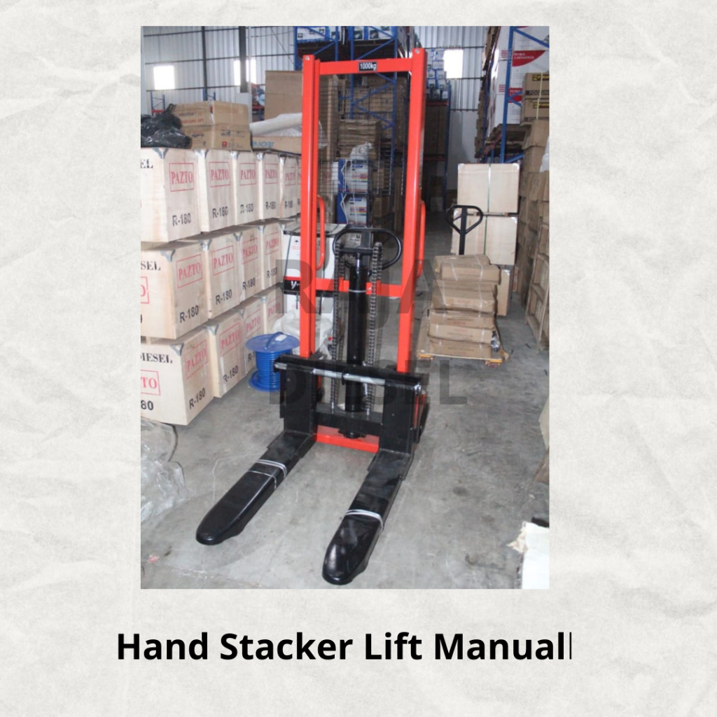 Jual Hand Stacker Lift Manual 2 Ton x 1.6 Meter Alat Angkat Barang ...