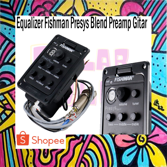 Jual FISHMAN Presys Blend Preamp Amplifier Gitar EQ Tuner - EQ-201 ...