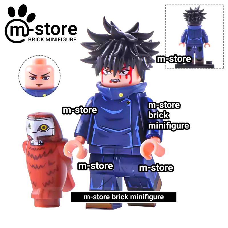 Jual brick jujutsu kaisen megumi fushiguro mini toy figure | Shopee ...