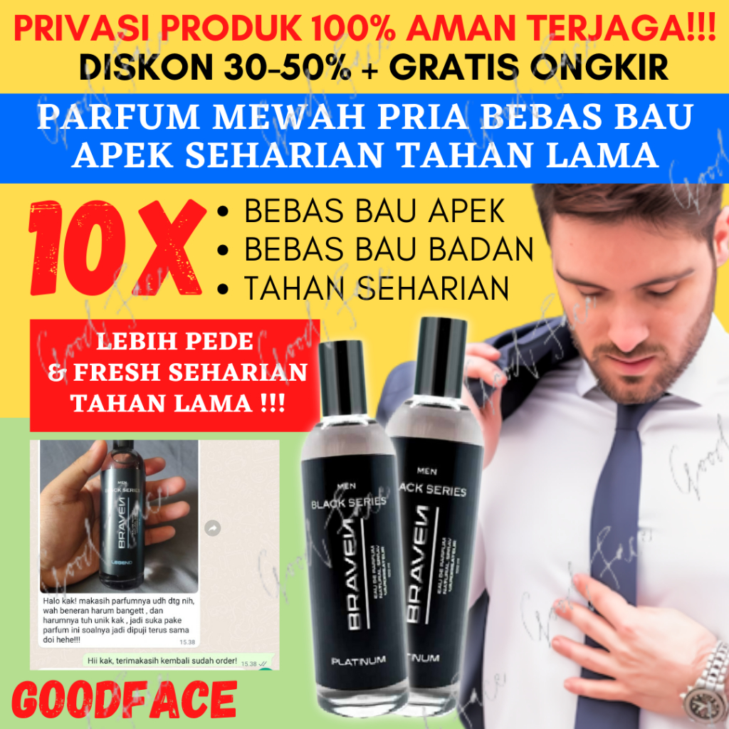 Jual PARFUM PRIA TAHAN LAMA BRAVEN MEN BLACK SERIES PARFUM 100ML PARFUM ...