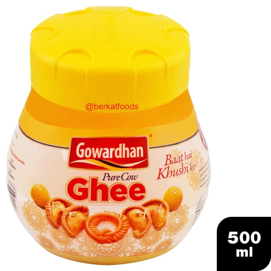 Jual Pure Cow Ghee Gowardhan 500 ml / Minyak Samin Murni India ...