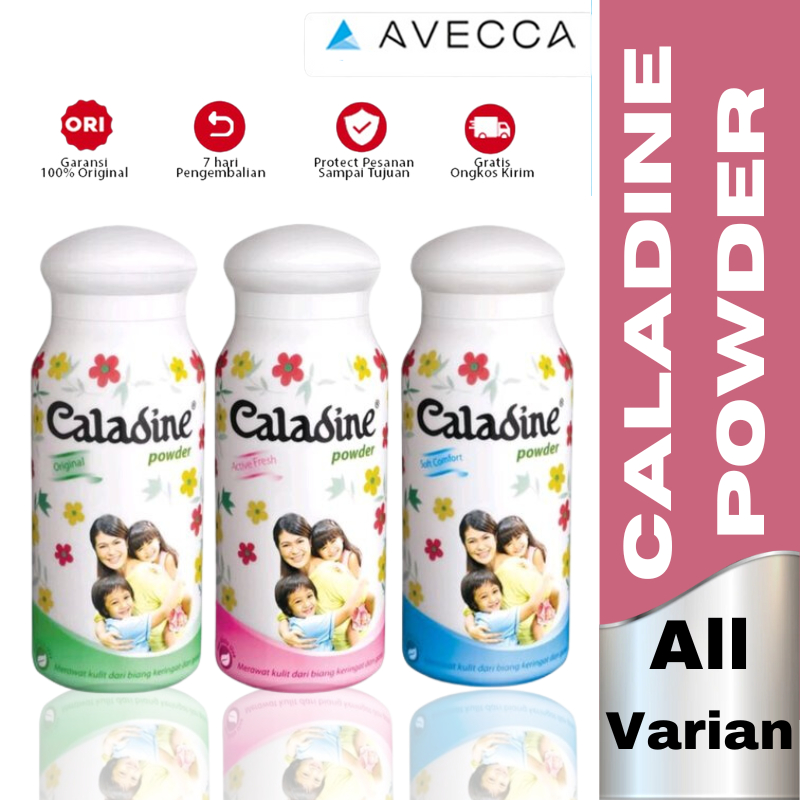 Jual Varian Caladine Powder Original & Pink 100gr / Bedak Gatal ...