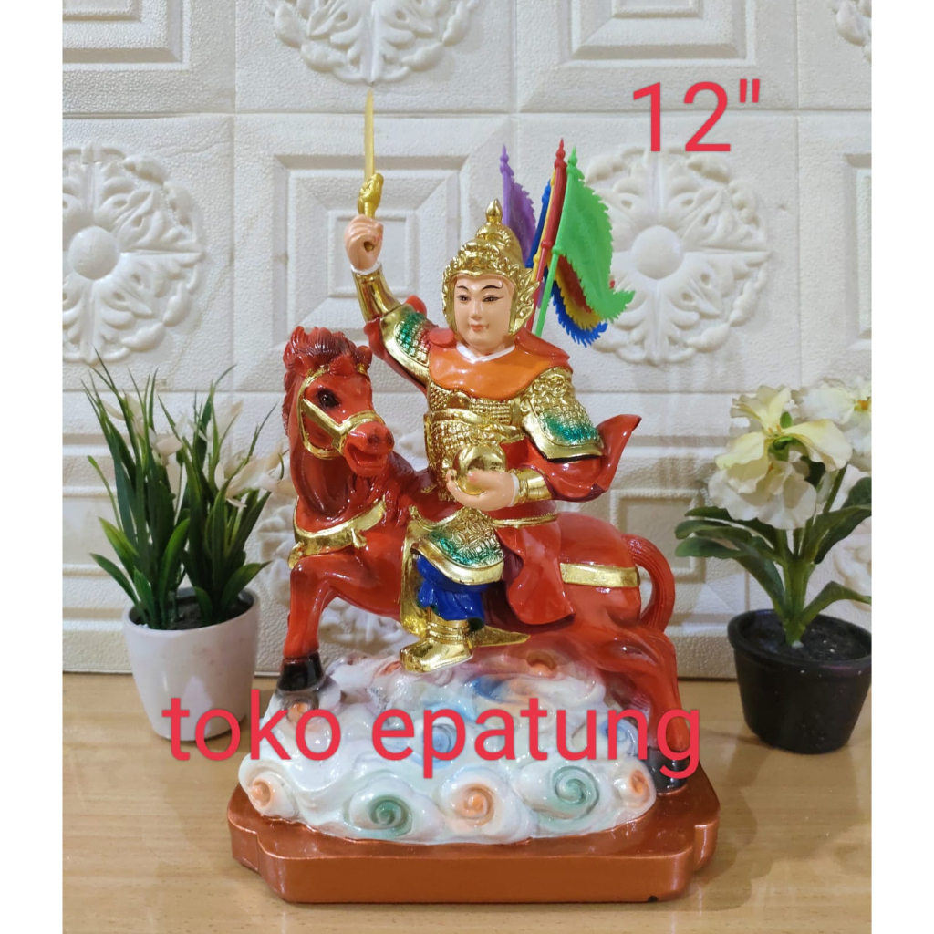 Jual patung Jendral cau ce long -Kuda Merah - fiber -12 inch - m -23 ...