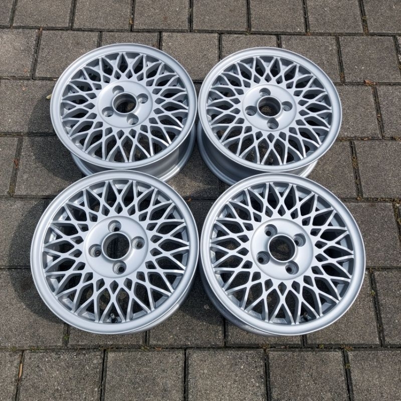 Jual Velg Original Bridgestone Mesh Ring 14. Made in Japan. Pcd 4x100 ...